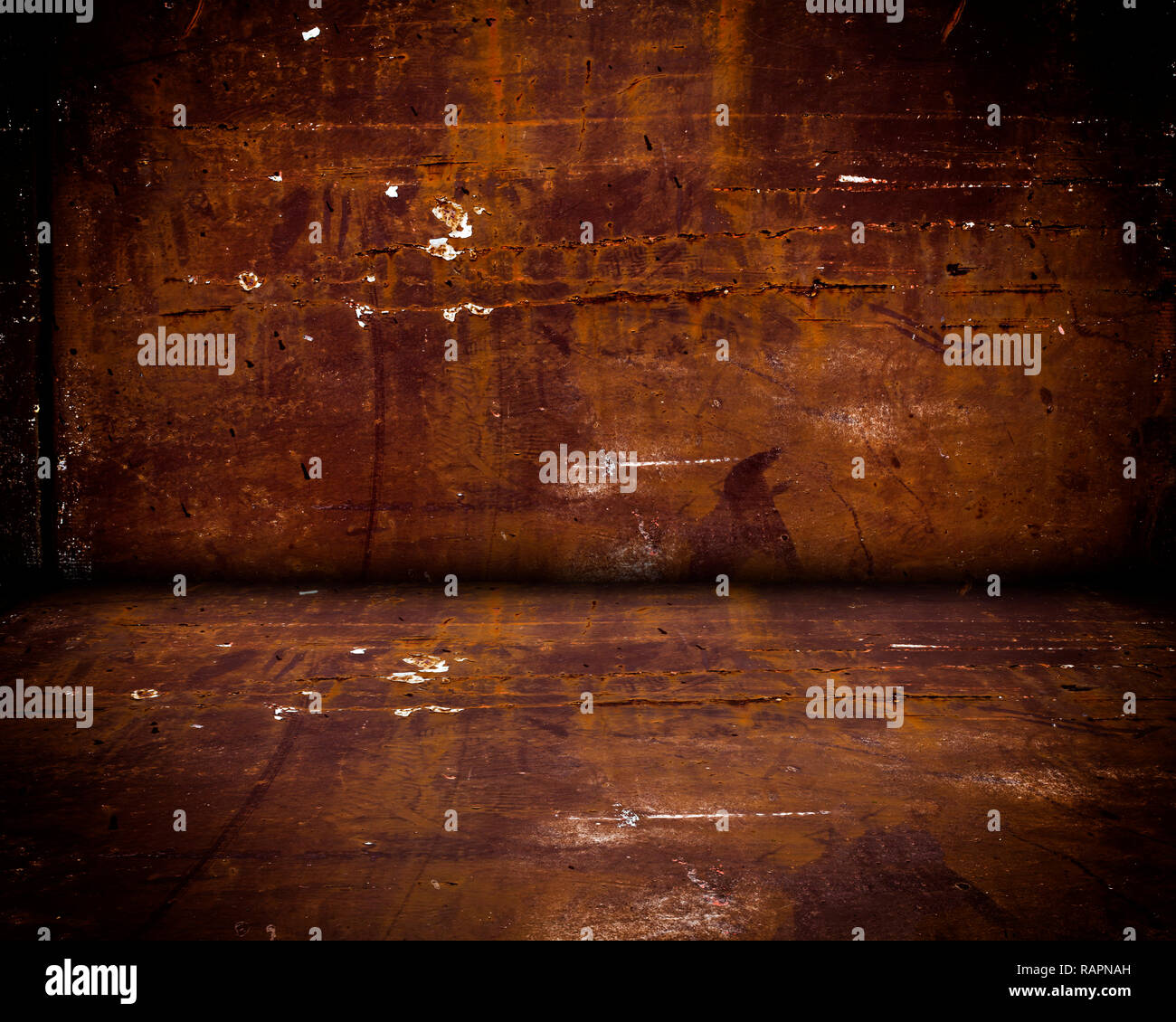 Abstract Metal Room Urban Interior Stage Background Stock Photo - Alamy
