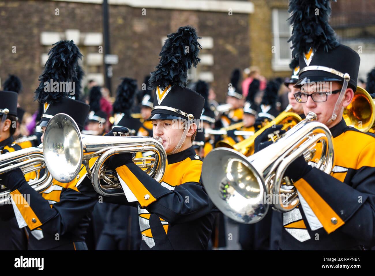 Mountain View High School Spartan Marching Band from California, USA ...