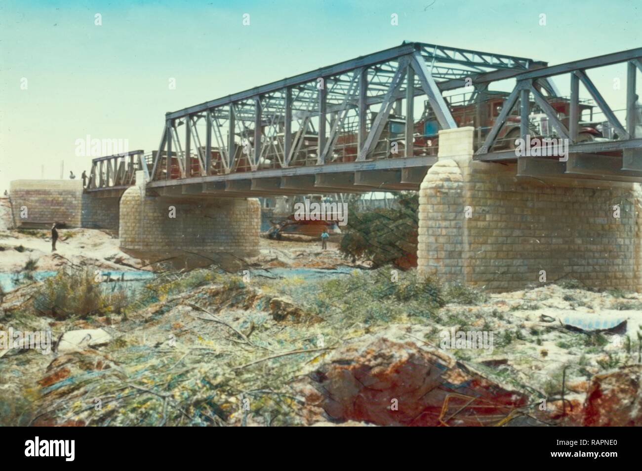 Jericho and Dead Sea area and River Jordan. River Jordan, the Allenby ...