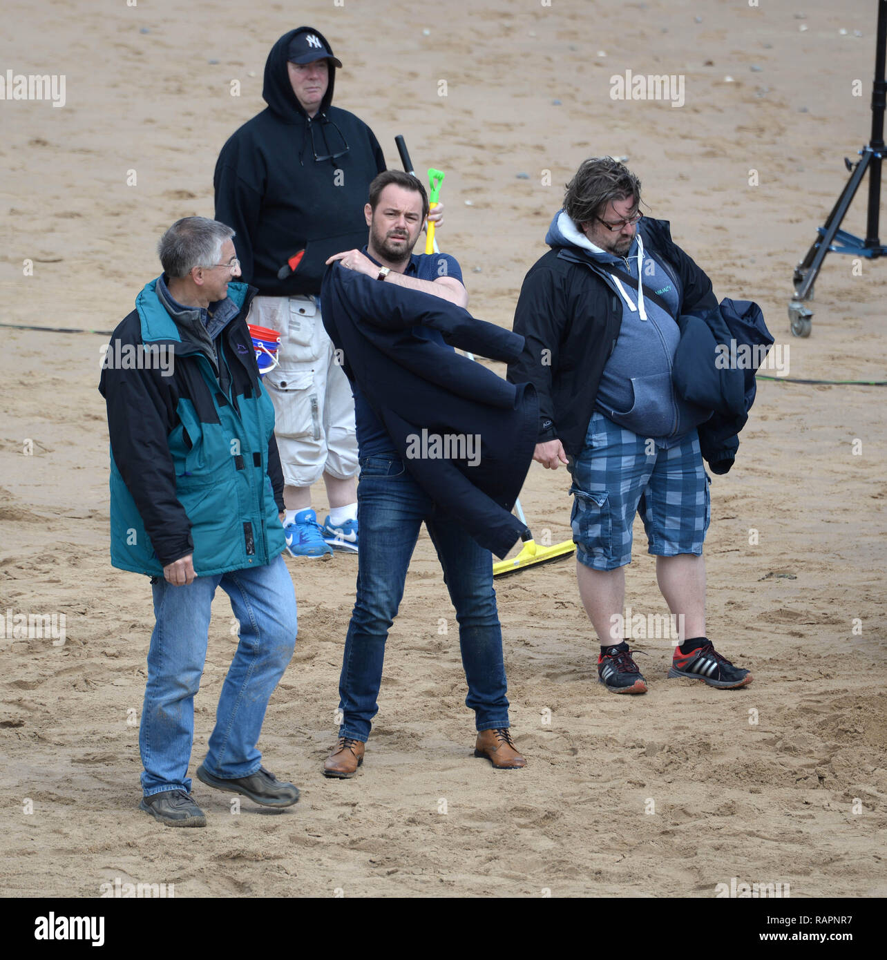 Eastenders Carter family during filming in Broadstairs, Kent Featuring ...