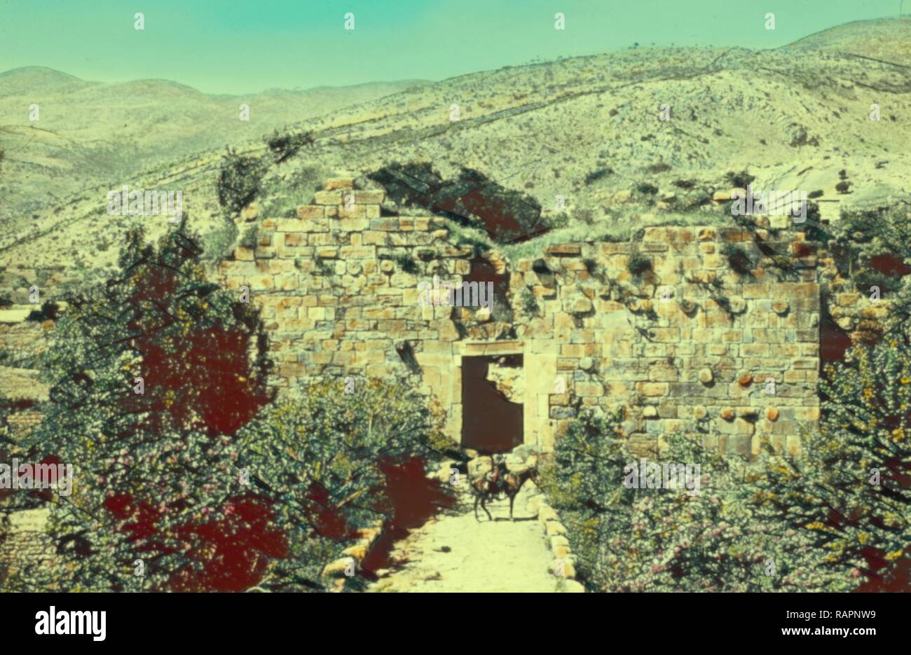 Damascus, Palmyra and Baalbek. Banias, the Roman bridge. 1950, Syria ...