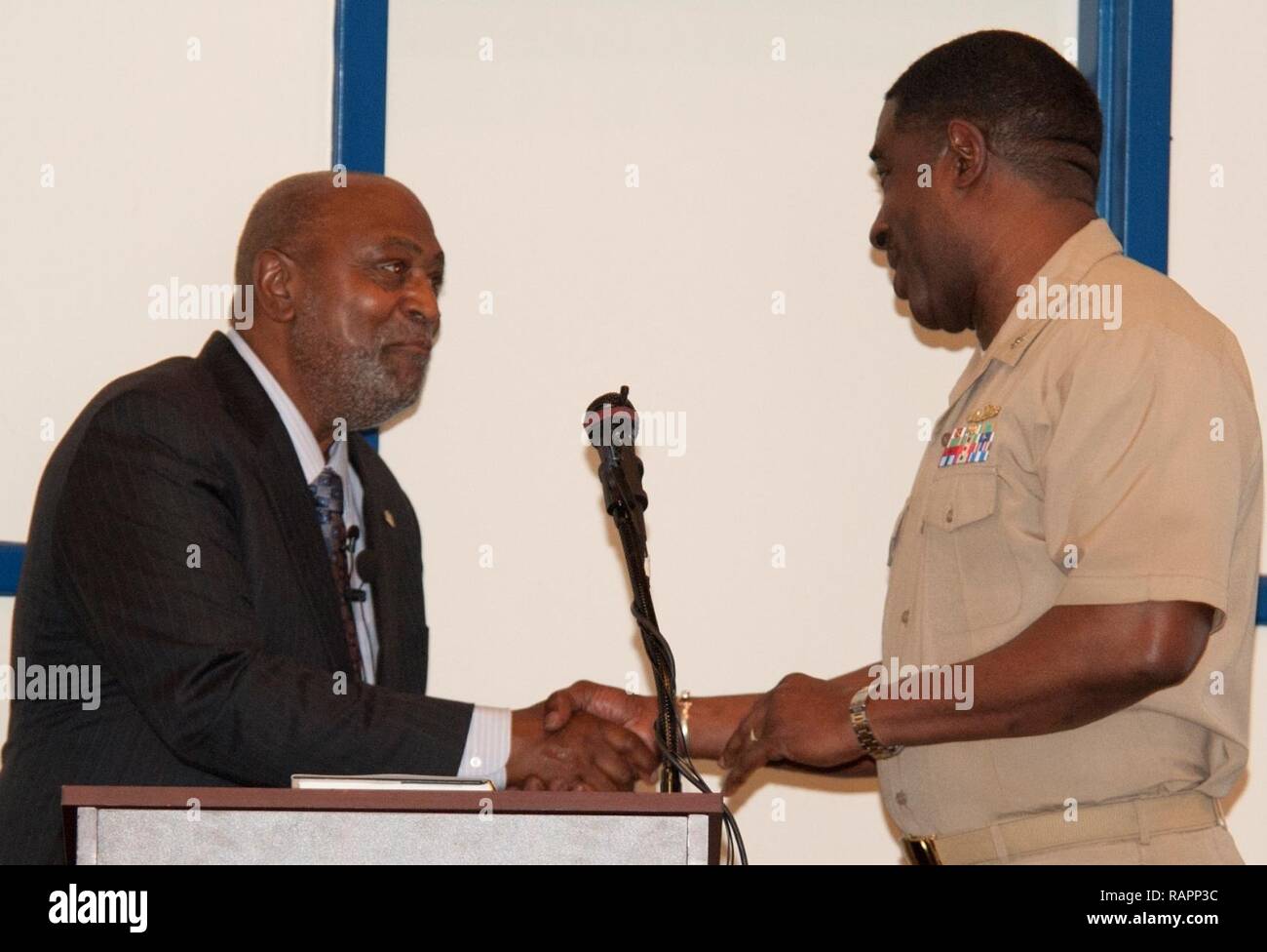 DAHLGREN, Va. - Capt. Godfrey "Gus" Weekes, Naval Surface Warfare Center Dahlgren Division ...