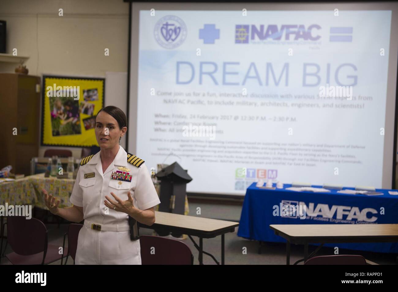 HONOLULU (February 24, 2017) Capt. Michelle LaDuca, vice commander of ...