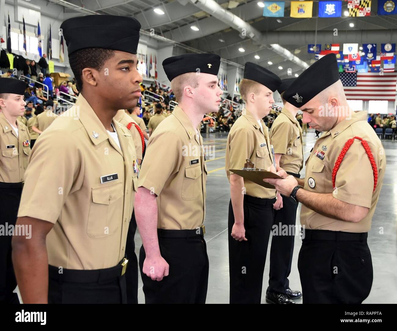 GREAT LAKES, Ill. (Feb. 25, 2017) Electrician’s Mate 1st Class Joseph ...