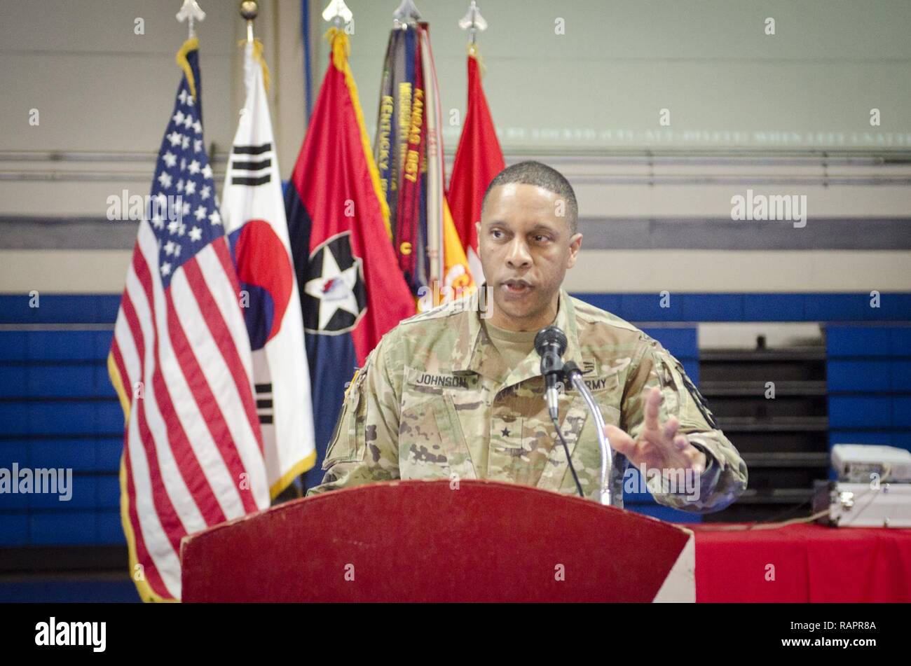 CAMP HOVEY, South Korea – Brig. Gen. Johnnie L. Johnson Jr., the deputy ...