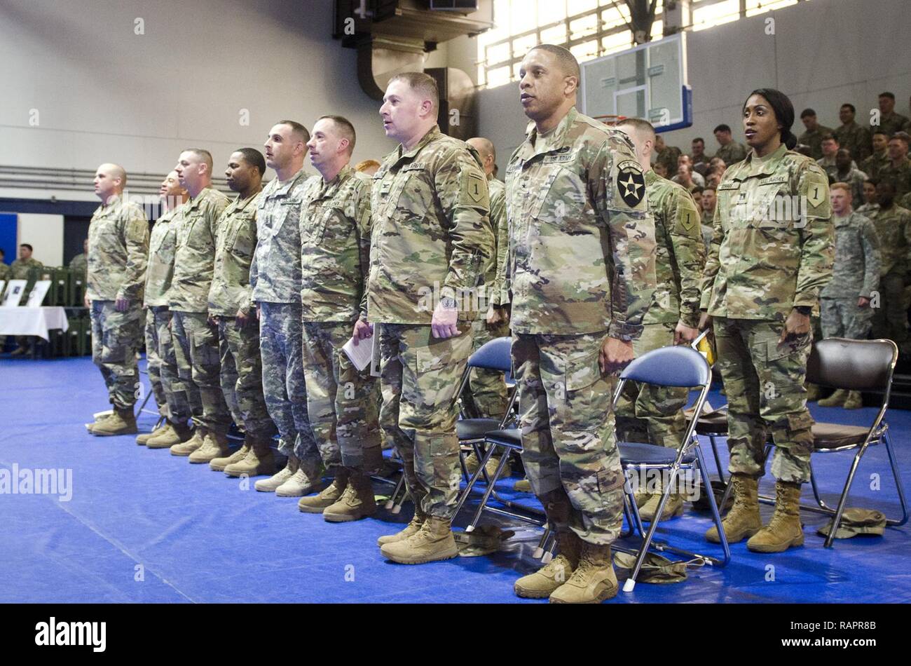 CAMP HOVEY, South Korea – (From right to left) Brig. Gen. Johnnie L ...