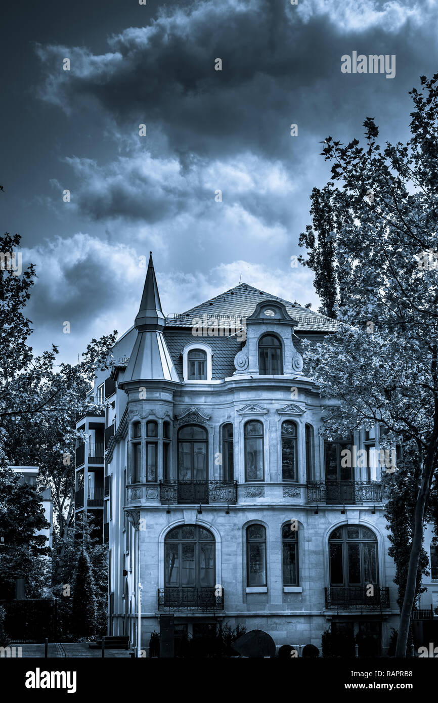 Old Mystic Haunted German House , Horror and Fantasy Concept Stock ...