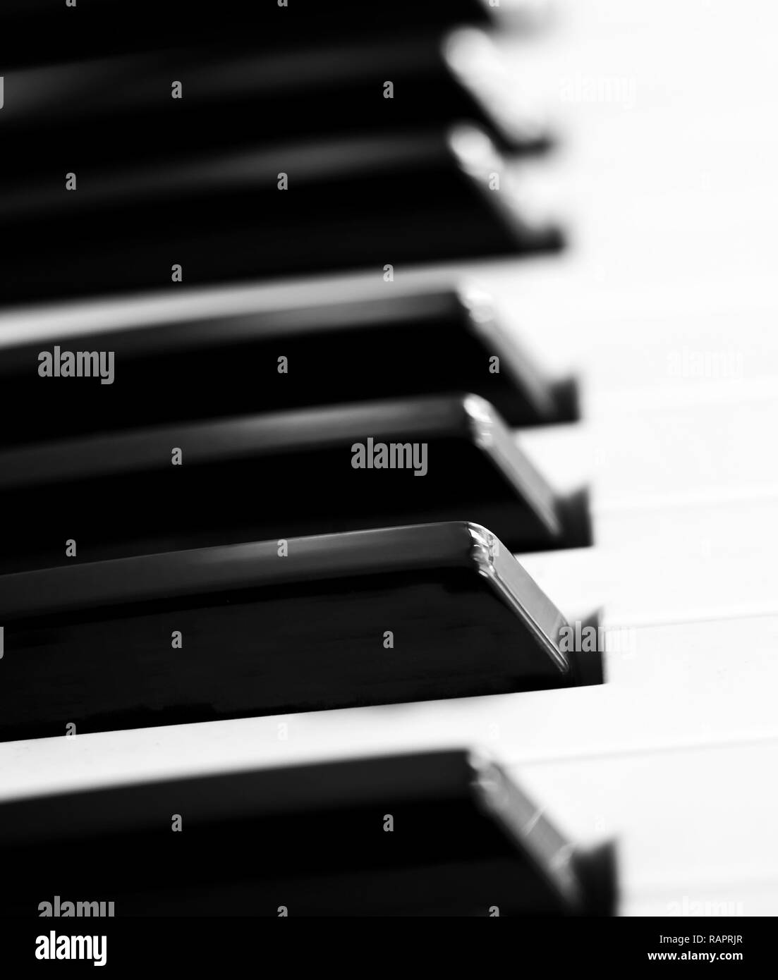 Melodic Musical Instrument Piano Keys Elegance and Romantic Stock Photo ...