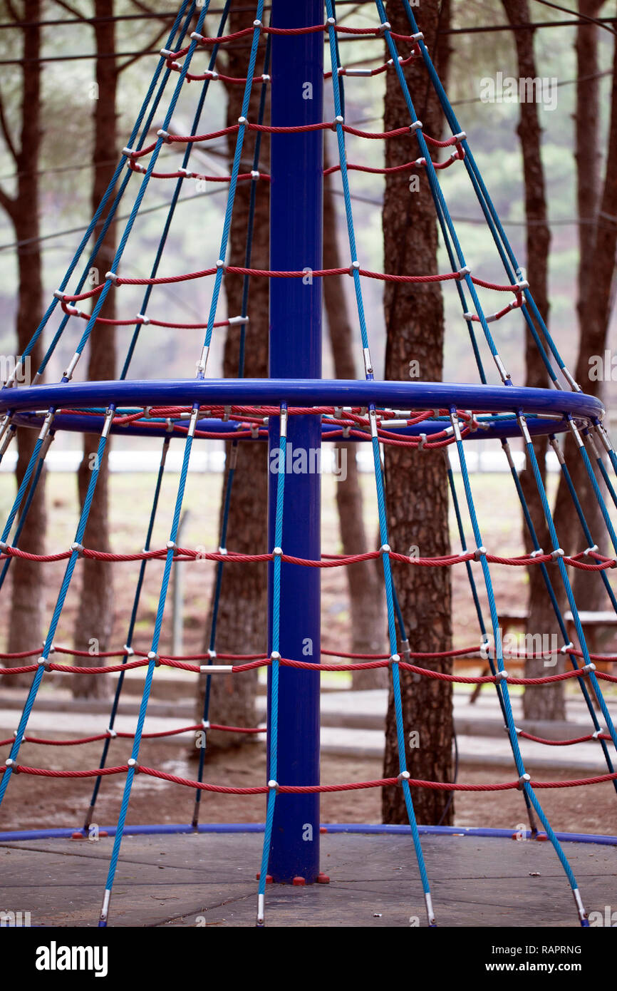 Outdoor Children Playground for Fun Play Park Stock Photo - Alamy