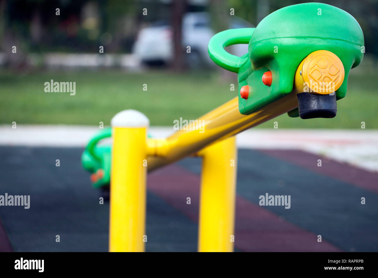 Outdoor Children Playground for Fun Play Park Stock Photo - Alamy