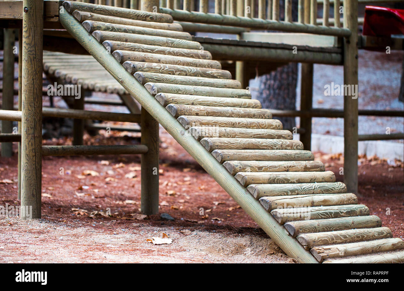 Outdoor Children Playground for Fun Play Park Stock Photo - Alamy