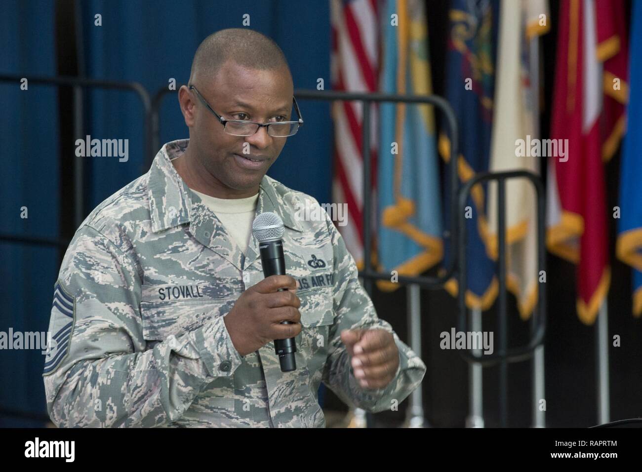 Chief Master Sgt. Anthony Stovall, Black History Month event ...