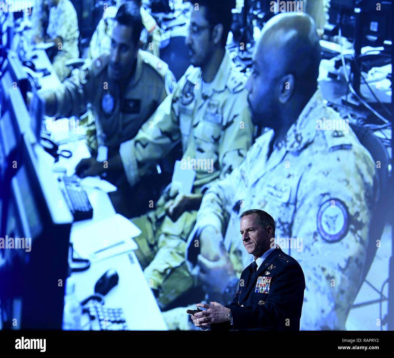 Air Force Chief of Staff Gen. David L. Goldfein gives his "Air Force ...