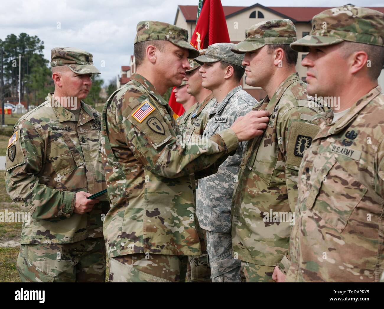 U.S. Army Lt. Col. Benjamin Lipari, Battalion Commander of the 192nd Ordnance Battalion (EOD ...
