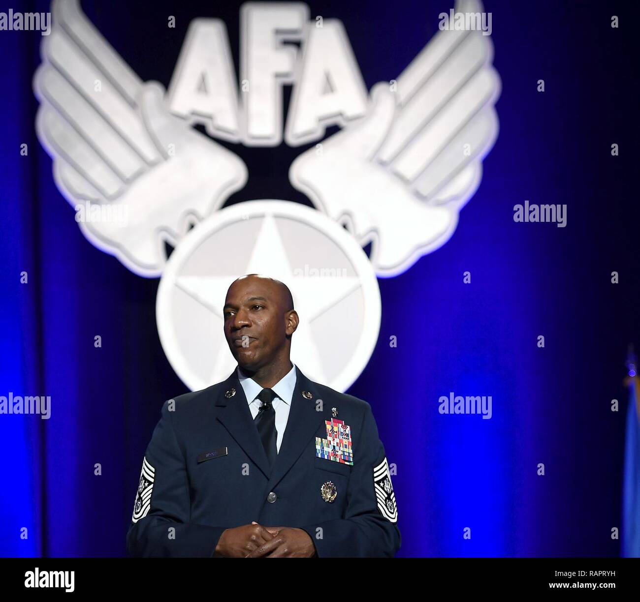 Chief Master Sgt. of the Air Force Kaleth Wright speaks about leading ...