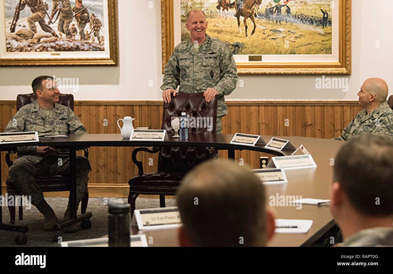 Gen. Stephen Wilson, Vice Chief of Staff of the U.S. Air Force, speaks ...