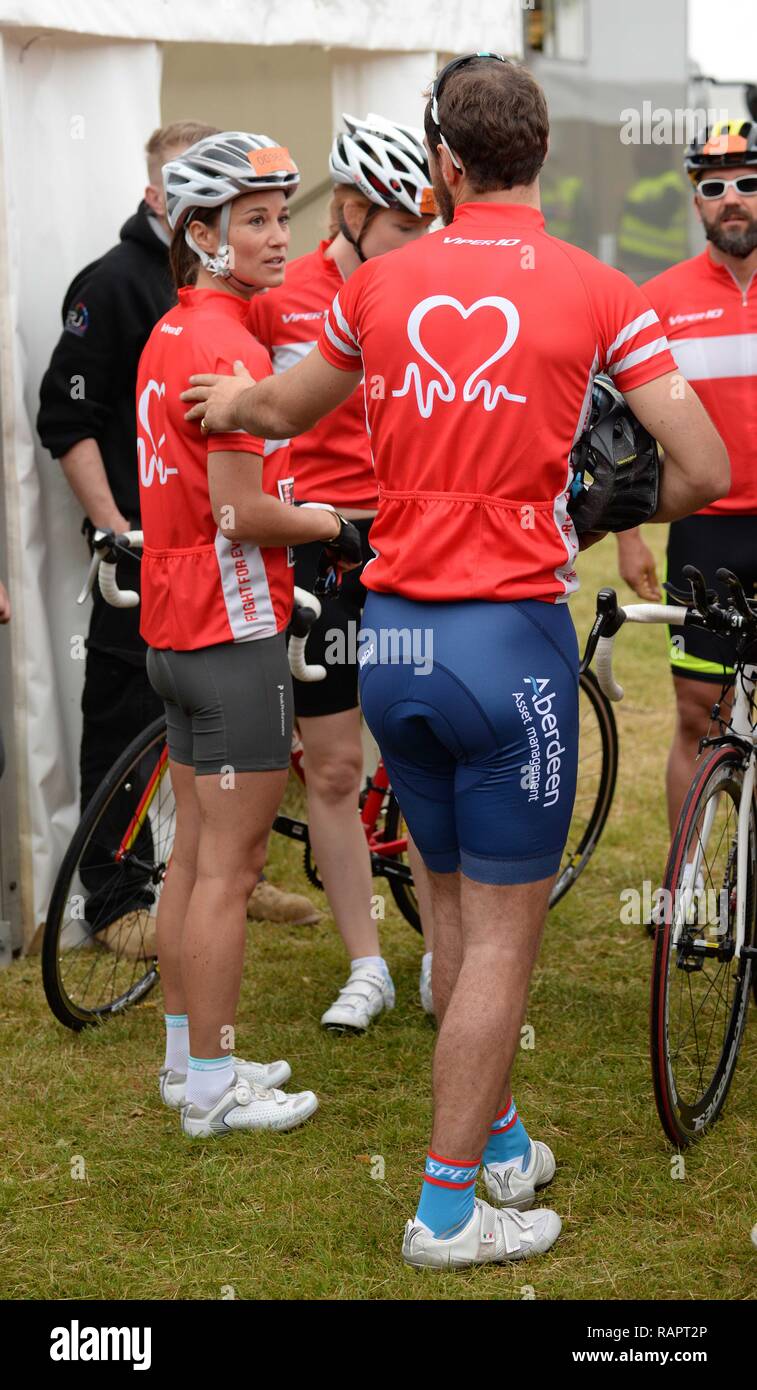 Pippa and James Middleton participate in the British Heart Foundation's ...