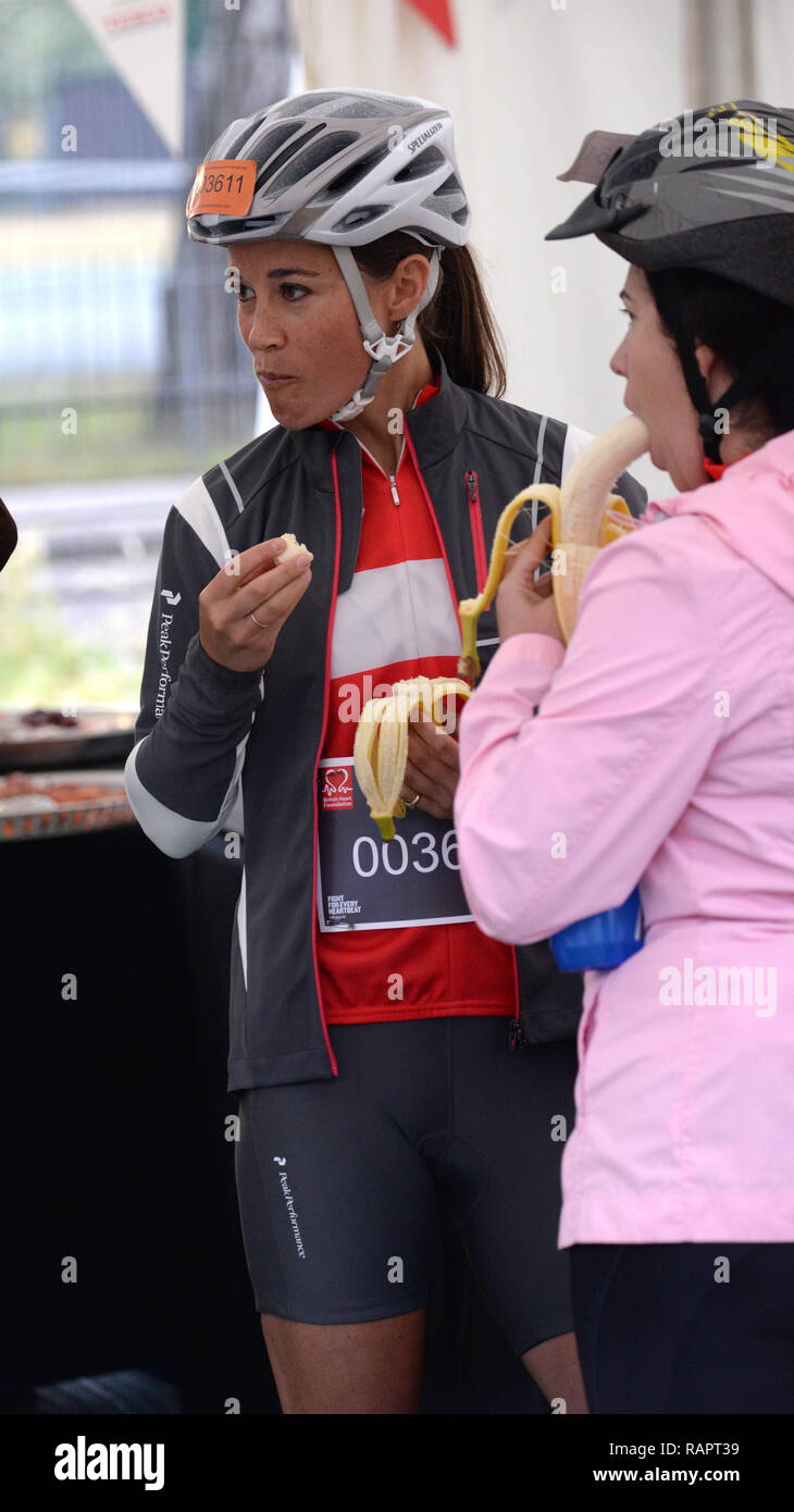 Pippa and James Middleton participate in the British Heart Foundation's ...