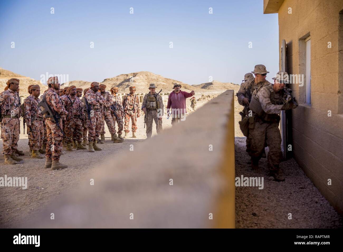 RABKUT, Oman (Feb. 22, 2017) U.S. Marines with Company A, Battalion ...