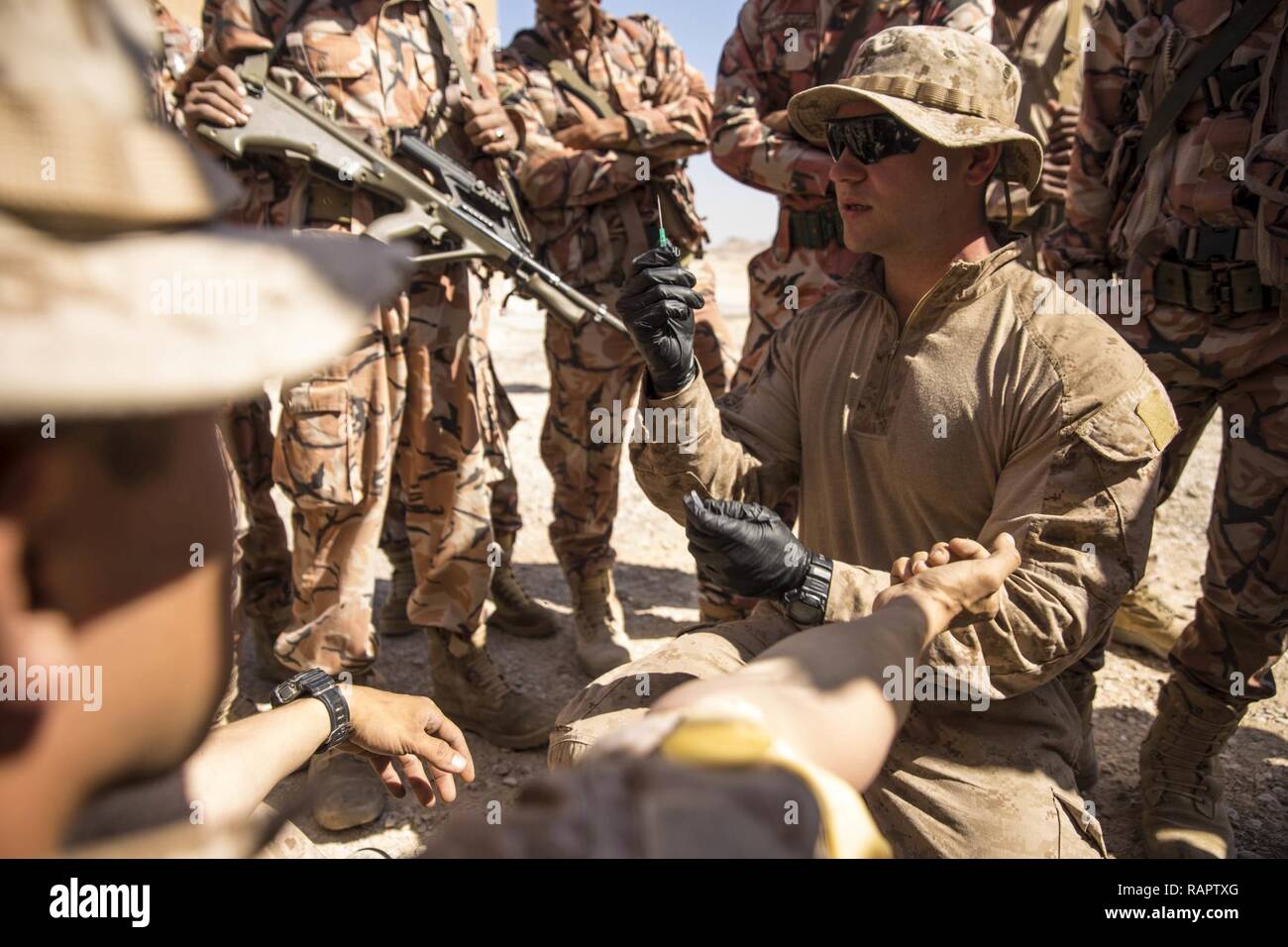 RABKUT, Oman (Feb. 25, 2017) U.S. Navy Seaman Caleb Felts, a hospital ...
