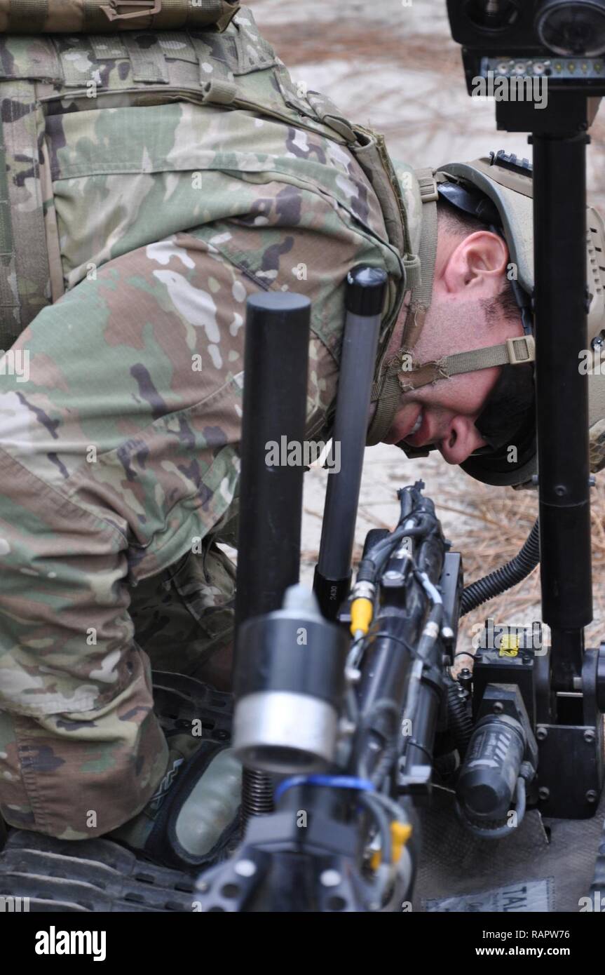 1st Lt. Brookes Wittmaker, explosive ordnance disposal team leader ...