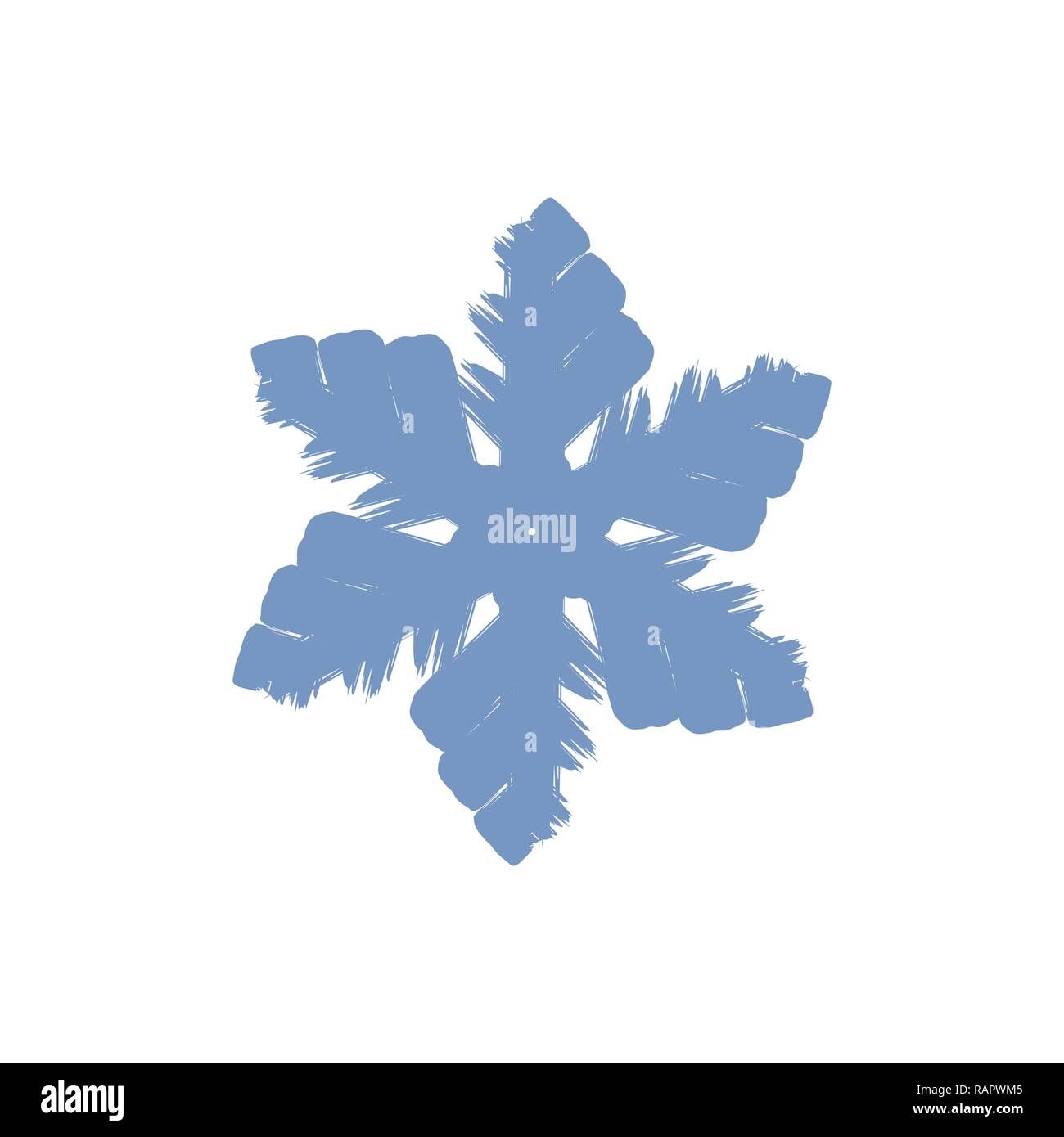 Grunge Isolated Snowflake Stock Vector Image & Art - Alamy
