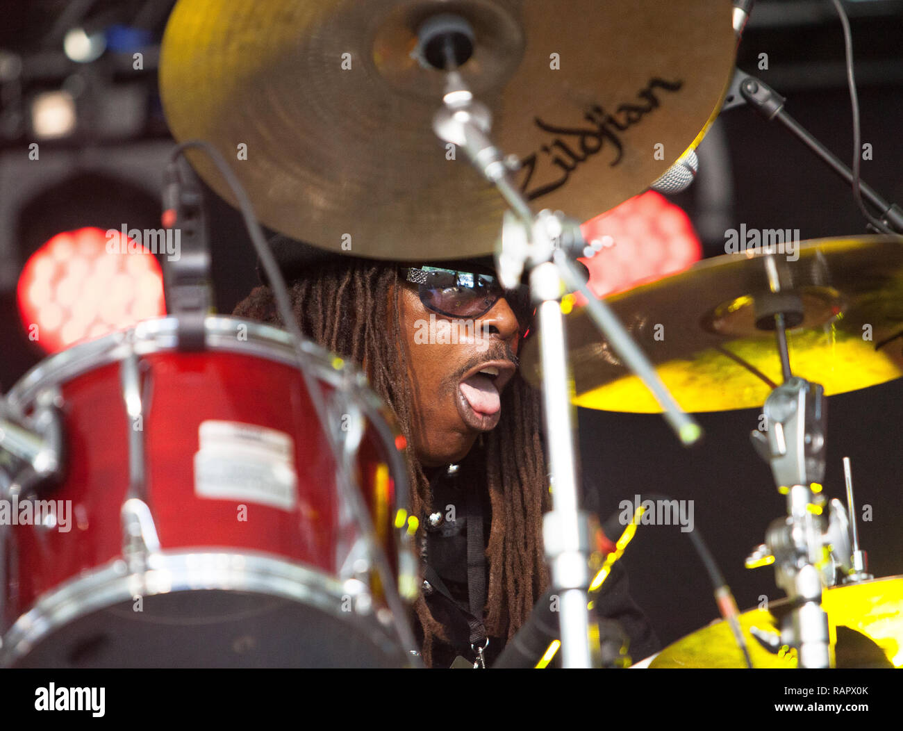 The American punk rock trio Death performs a live concert at the Danish ...