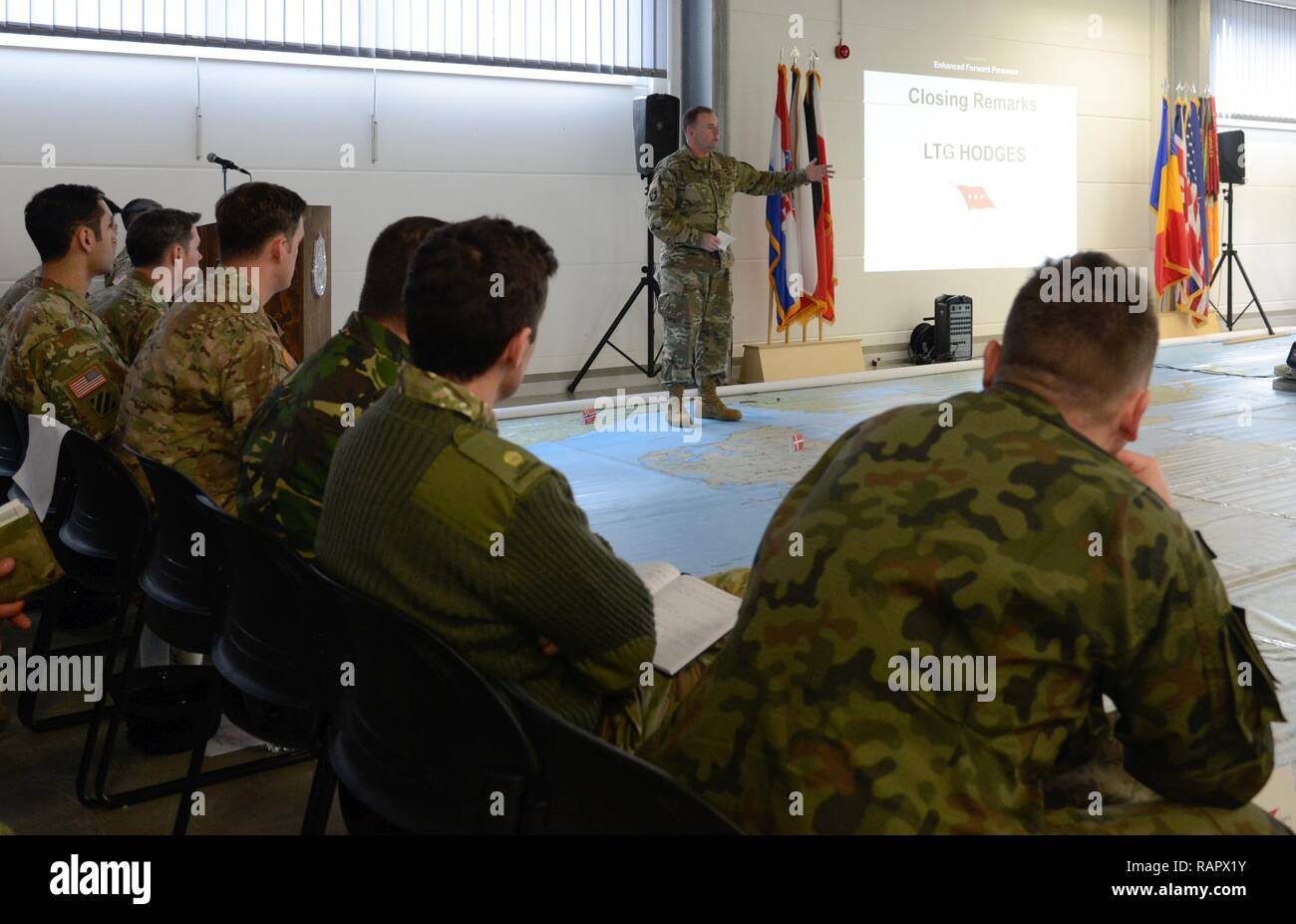 U.S. Army Lt. Gen. Ben Hodges, Commanding General of U.S. Army Europe ...