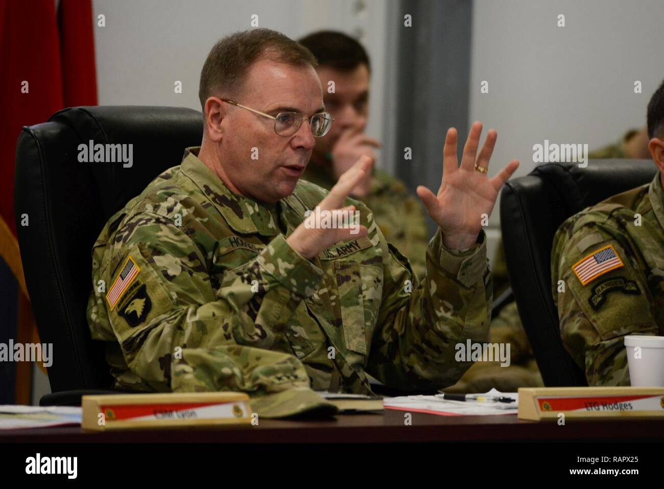 U.S. Army Lt. Gen. Ben Hodges, Commanding General of U.S. Army Europe ...