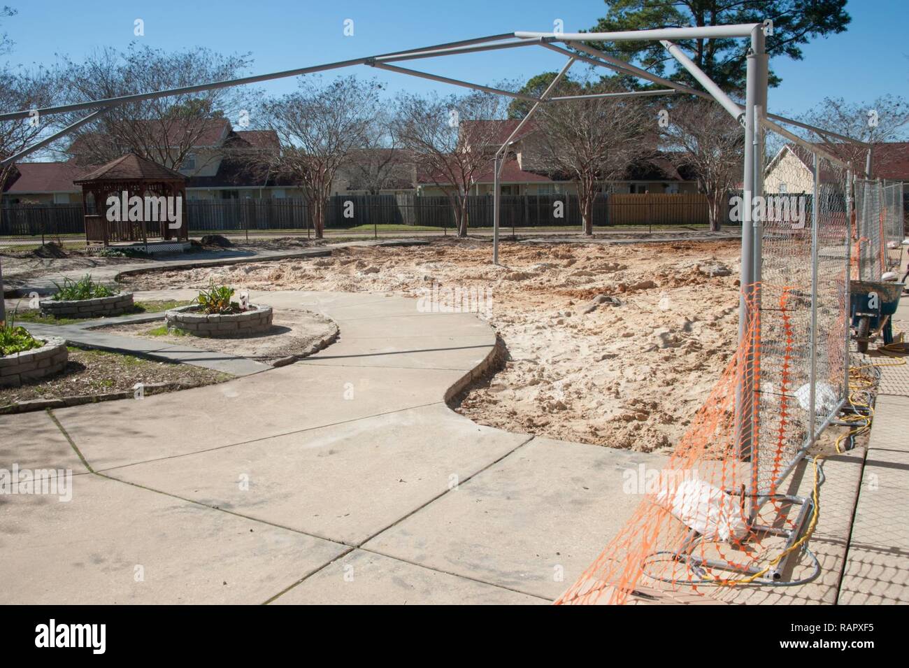 Maxwell AFB, Ala. - The playgrounds of the Child Development Center ...