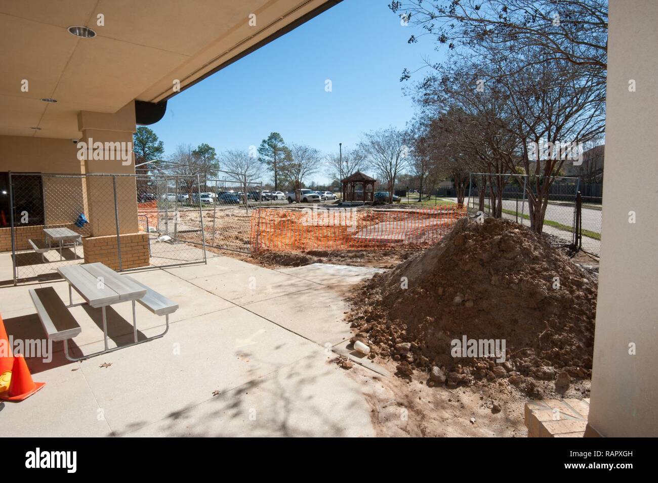 Maxwell AFB, Ala. - The playgrounds of the Child Development Center ...