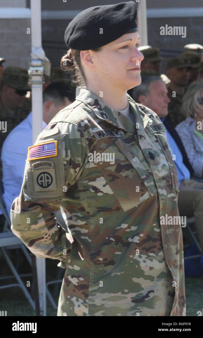 Lt. Col. Lindsay Matthews, commander, Headquarters and Headquarters ...