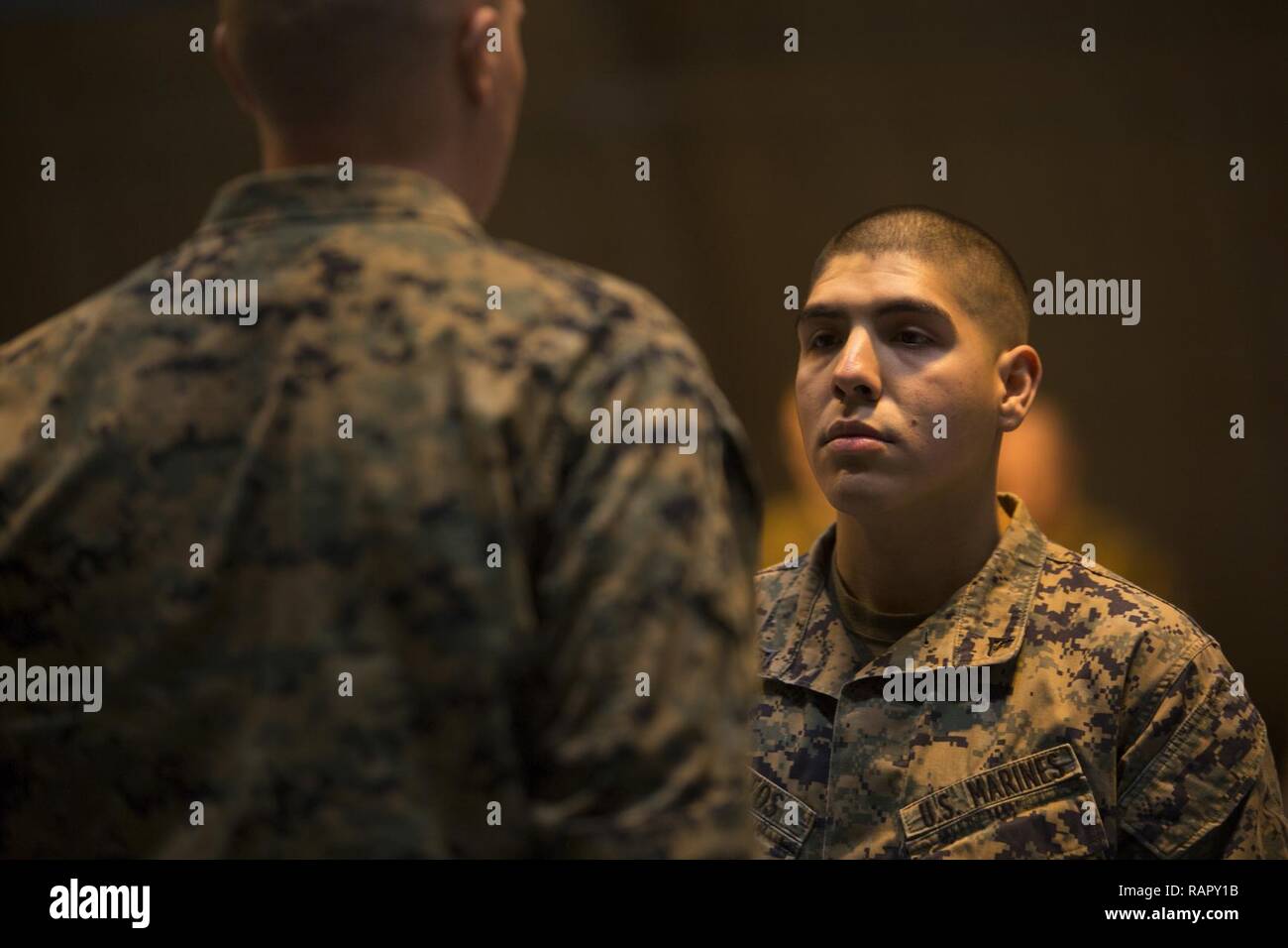 U.S. Marine Corps Lance Cpl. Anthony Sixtos, Marine Rotational Force ...