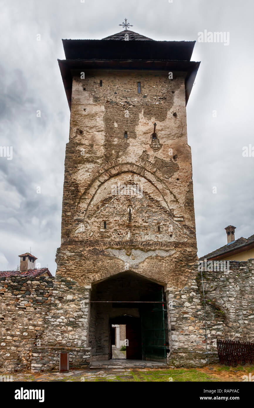 Serbian Orthodox Monastery Sopocani, 13th Century, Serbia. Overview of ...