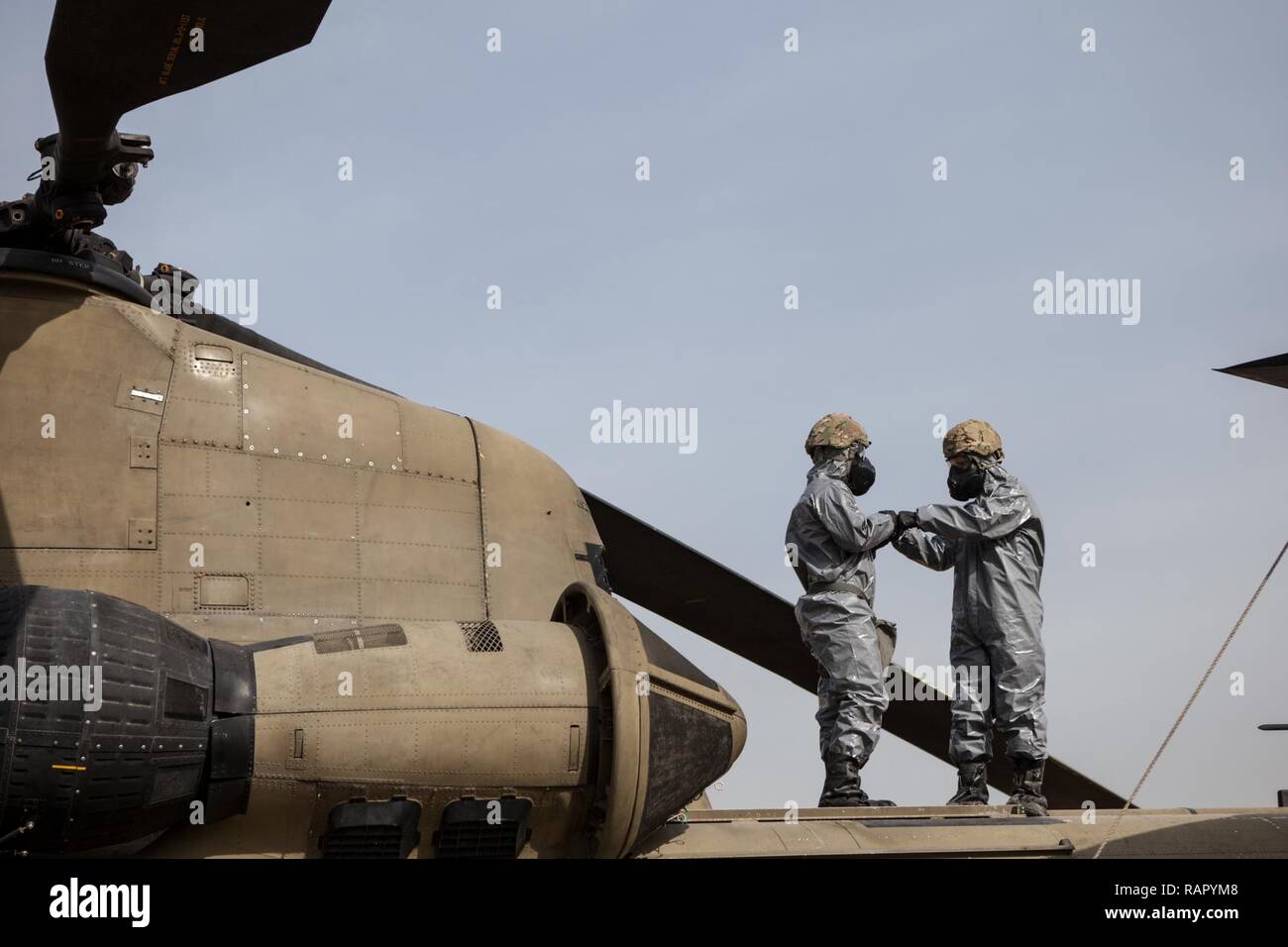 Detail aircraft decontamination training hi-res stock photography and ...