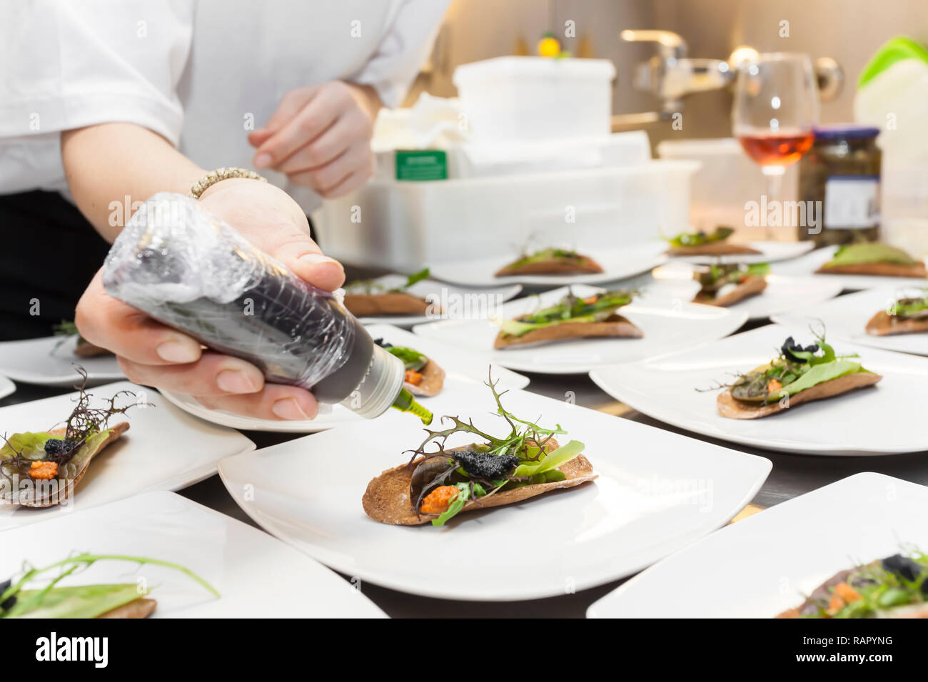 Appetizers chef hi-res stock photography and images - Alamy