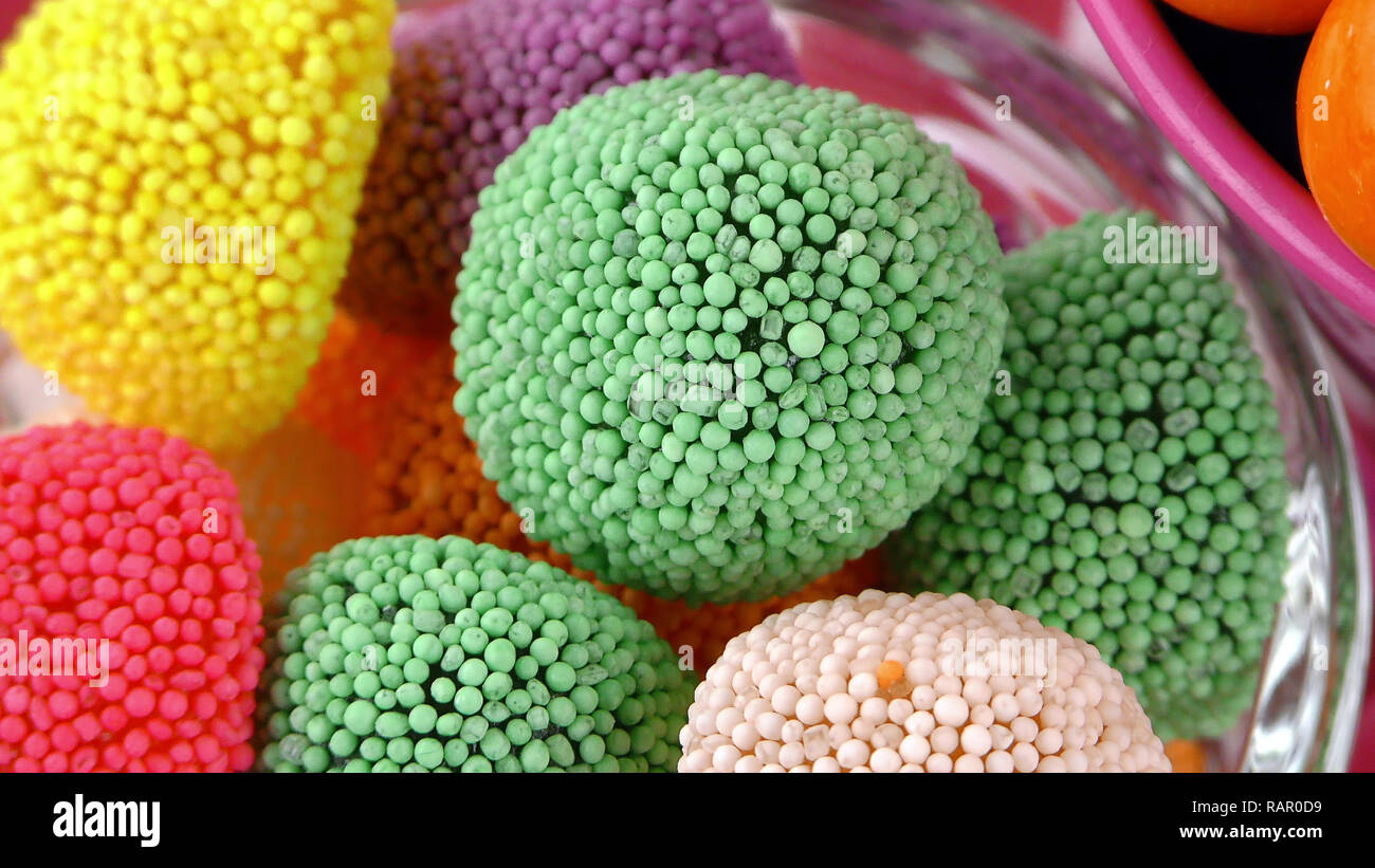 Candy Sweet Jelly Lolly and Delicious Sugar Dessert Stock Photo - Alamy