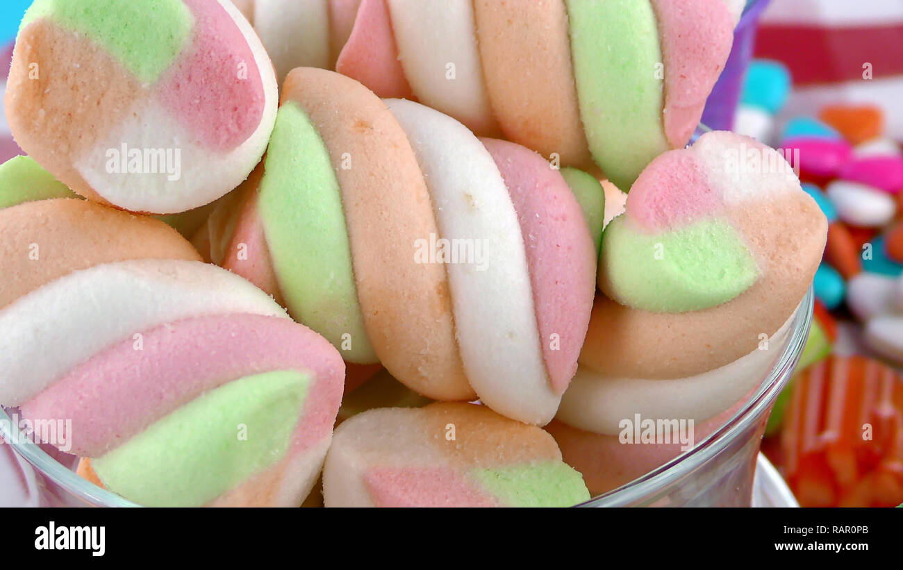 Candy Sweet Jelly Lolly and Delicious Sugar Dessert Stock Photo - Alamy