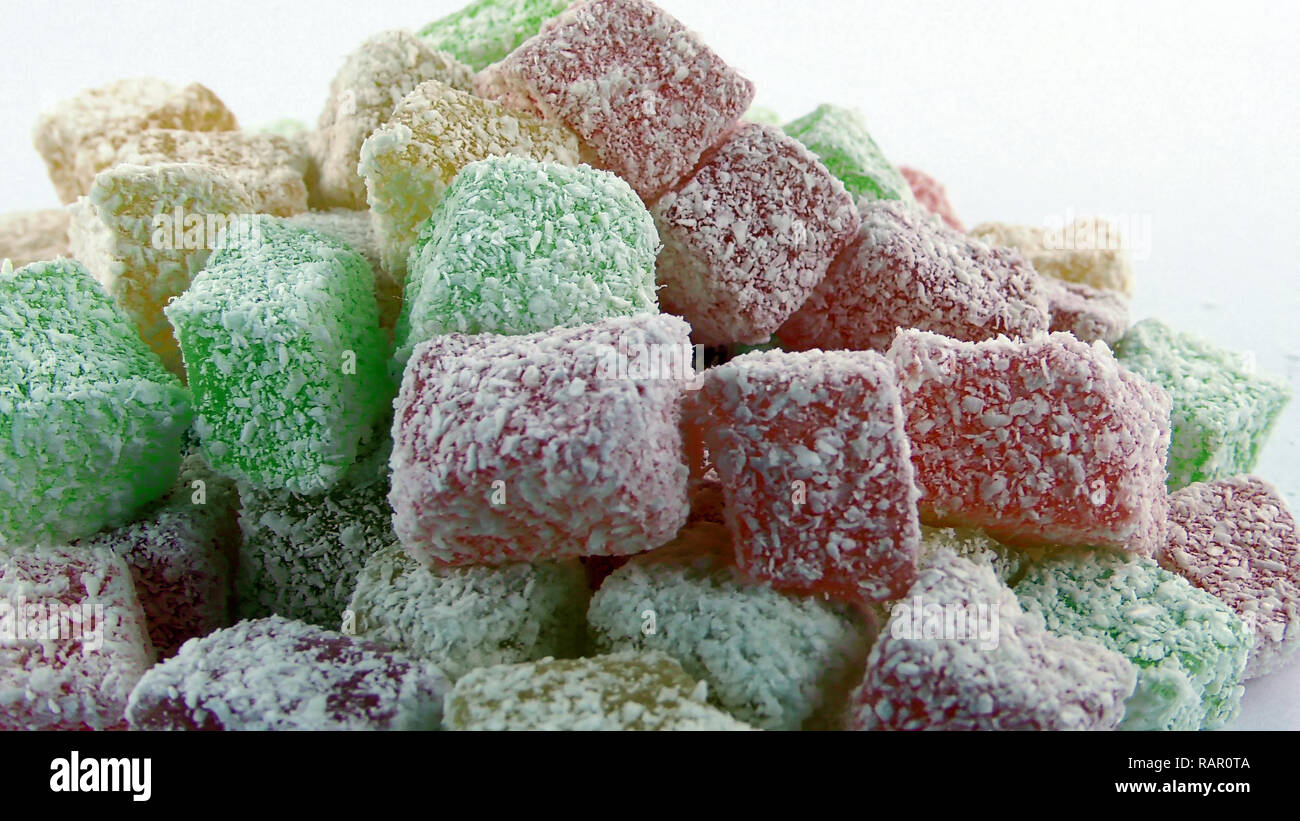 Candy Sweet Jelly Lolly and Delicious Sugar Dessert Stock Photo - Alamy