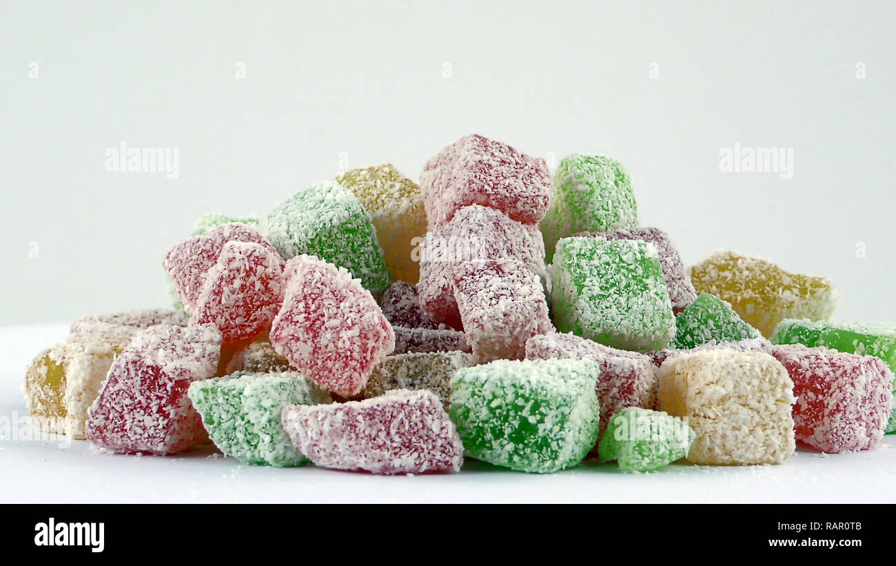 Candy Sweet Jelly Lolly and Delicious Sugar Dessert Stock Photo - Alamy