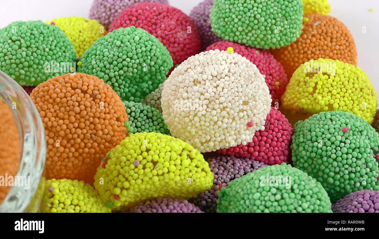 Candy Sweet Jelly Lolly and Delicious Sugar Dessert Stock Photo - Alamy