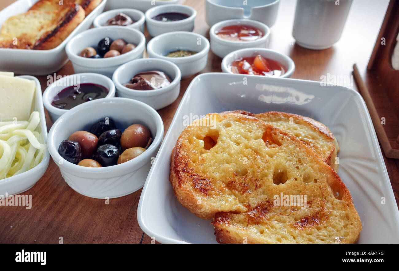 Turkish Traditional Breakfast Table Looks so Delicious Stock Photo - Alamy