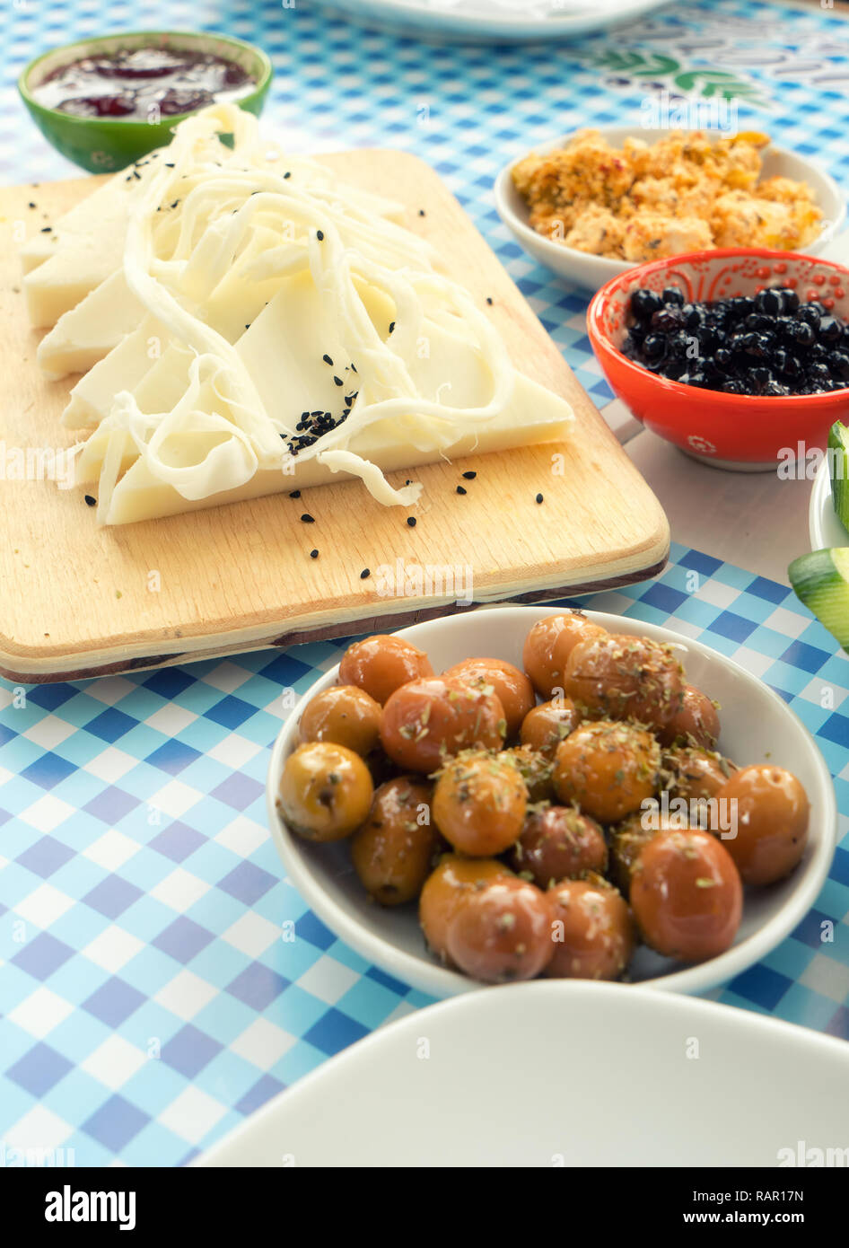 Turkish Traditional Breakfast Table Looks so Delicious Stock Photo - Alamy