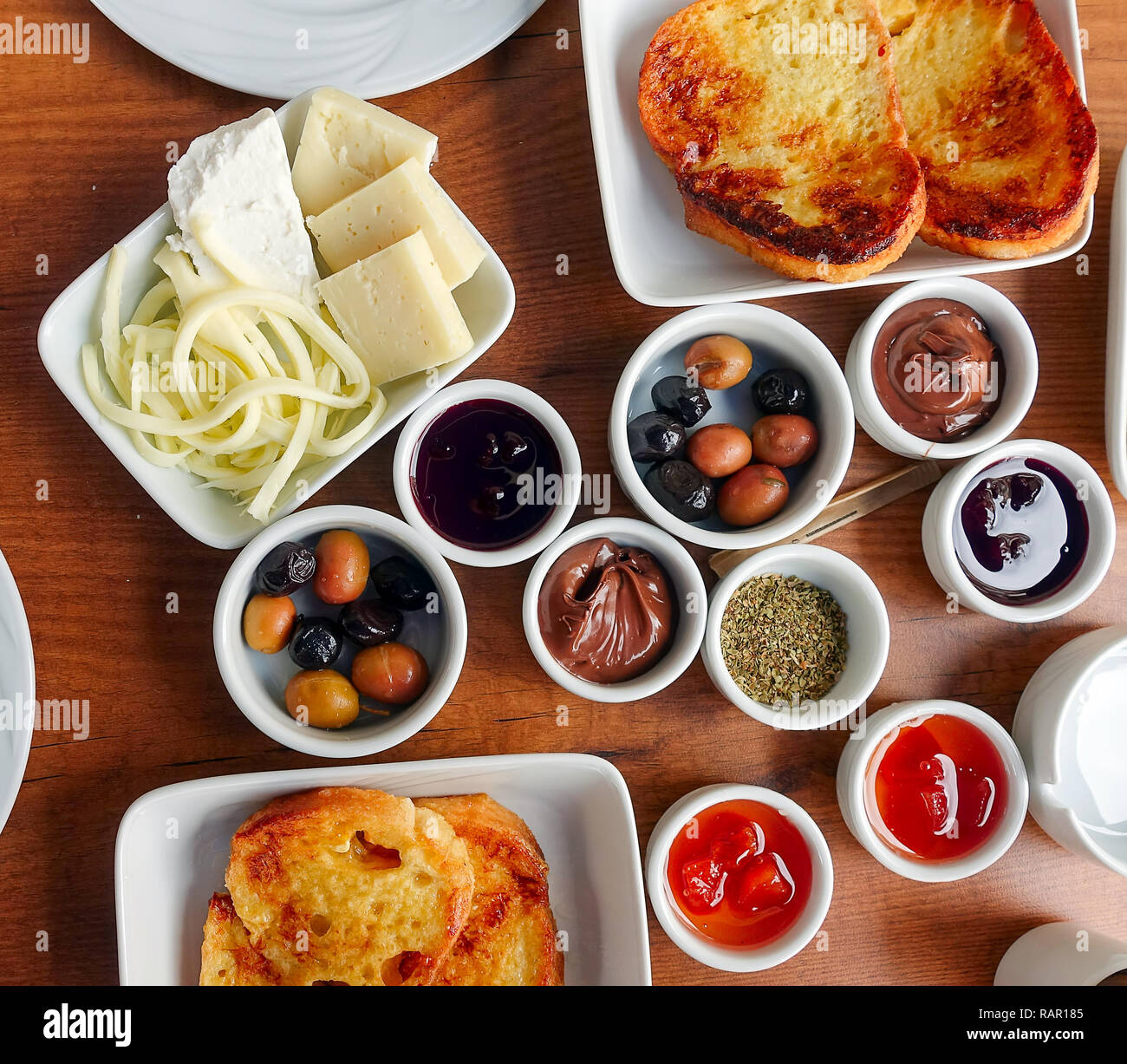 Turkish Traditional Breakfast Table Looks so Delicious Stock Photo - Alamy