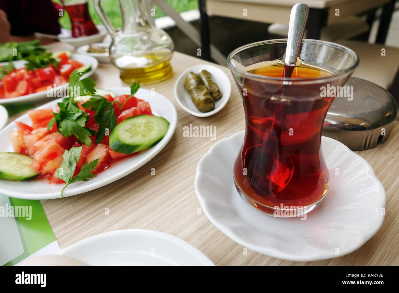 Turkish Traditional Breakfast Table Looks so Delicious Stock Photo - Alamy