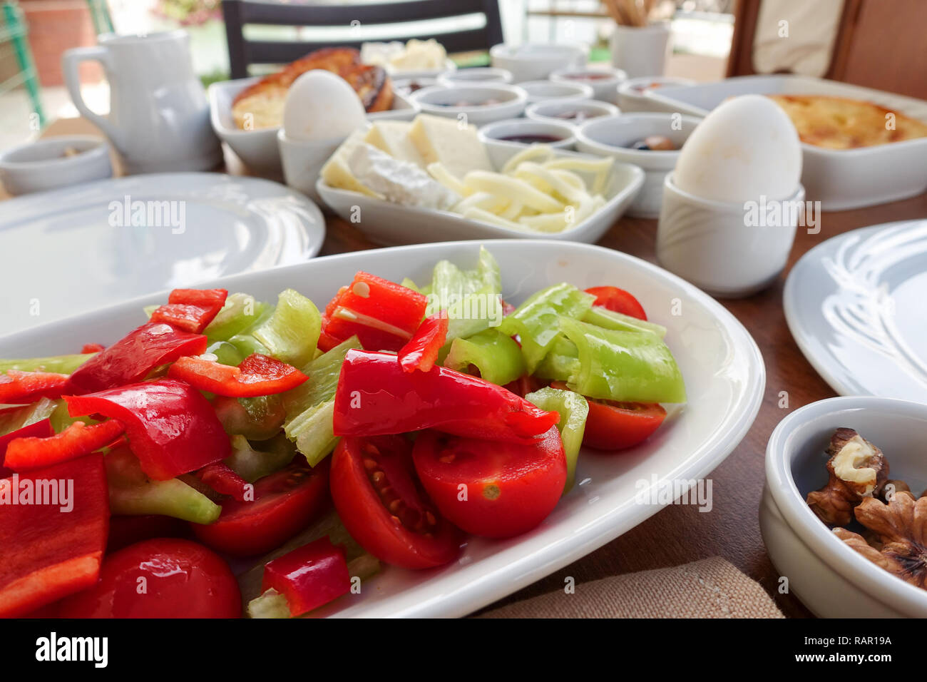 Turkish Traditional Breakfast Table Looks so Delicious Stock Photo - Alamy