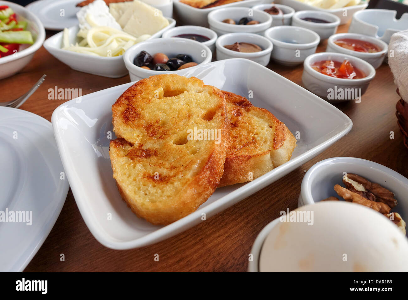 Turkish Traditional Breakfast Table Looks so Delicious Stock Photo - Alamy