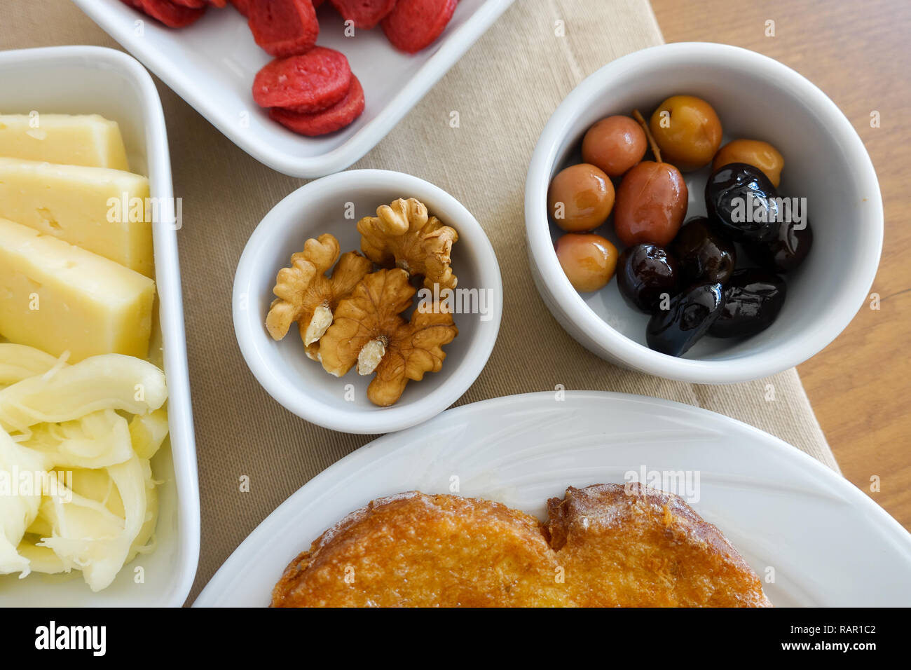 Turkish Traditional Breakfast Table Looks so Delicious Stock Photo - Alamy