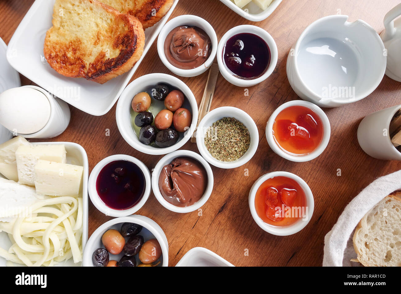 Turkish Traditional Breakfast Table Looks so Delicious Stock Photo - Alamy