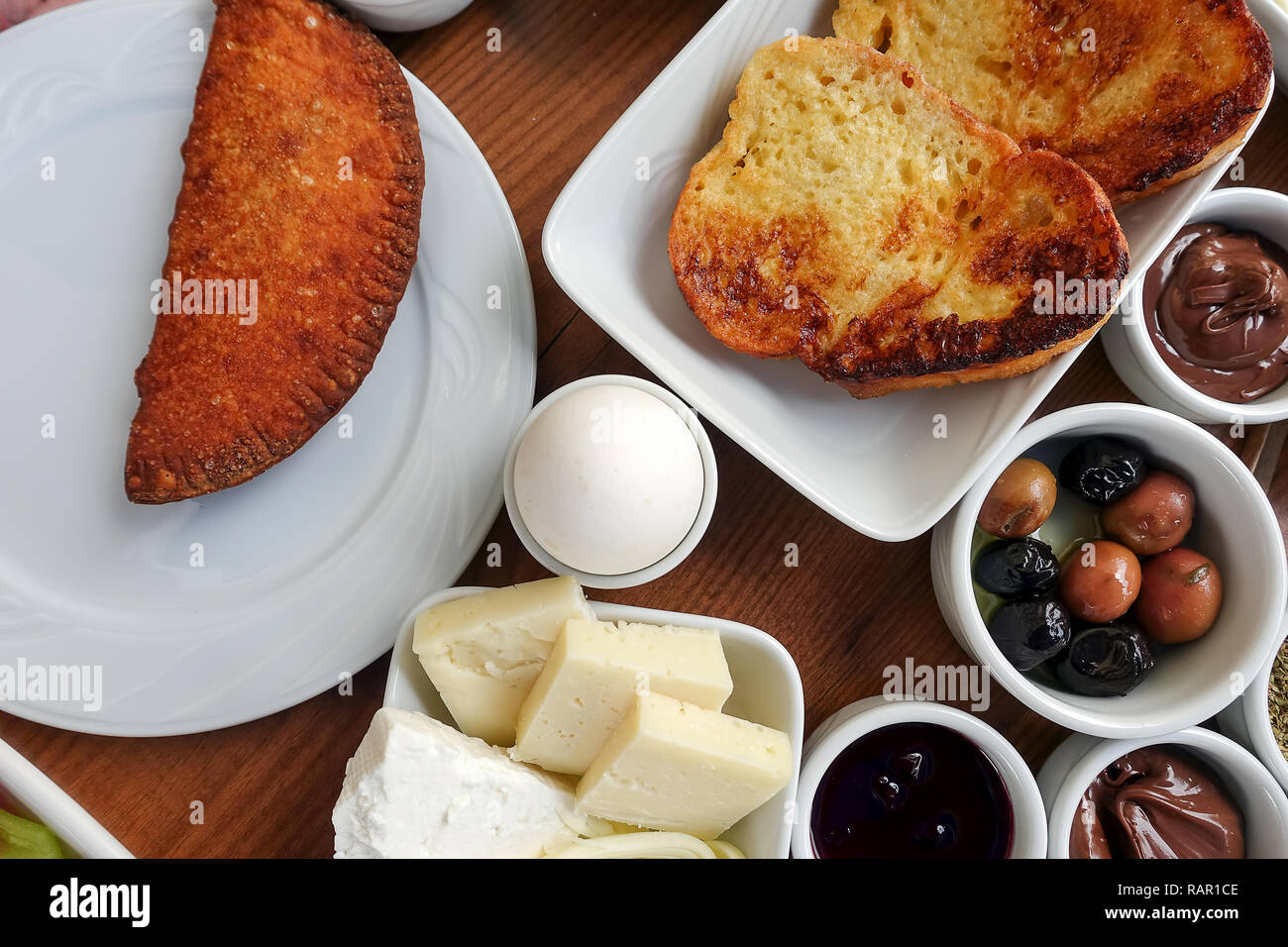 Turkish Traditional Breakfast Table Looks so Delicious Stock Photo - Alamy